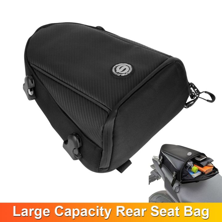 Motorcycle Saddlebag Tail Bags Storage Shoulder Bag Waterproof With ...