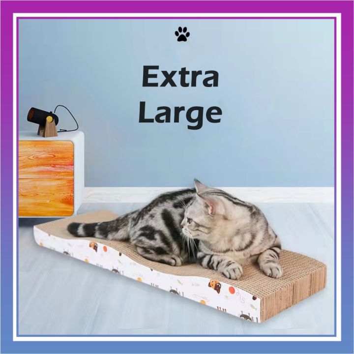 Happy Pet EXTRA LARGE Cat Scratcher Scratching Post Cardboard Cat ...
