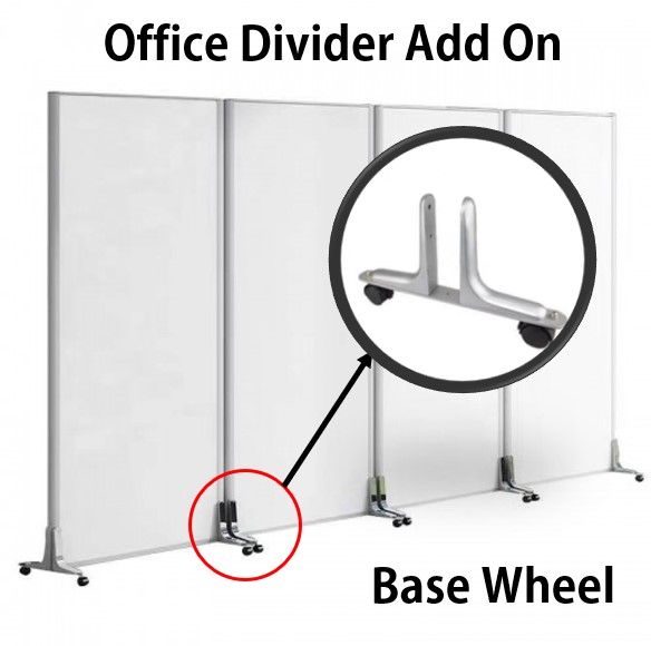 [Add on] Base Wheel for Room Divider Partition Office Clinic Hospital ...