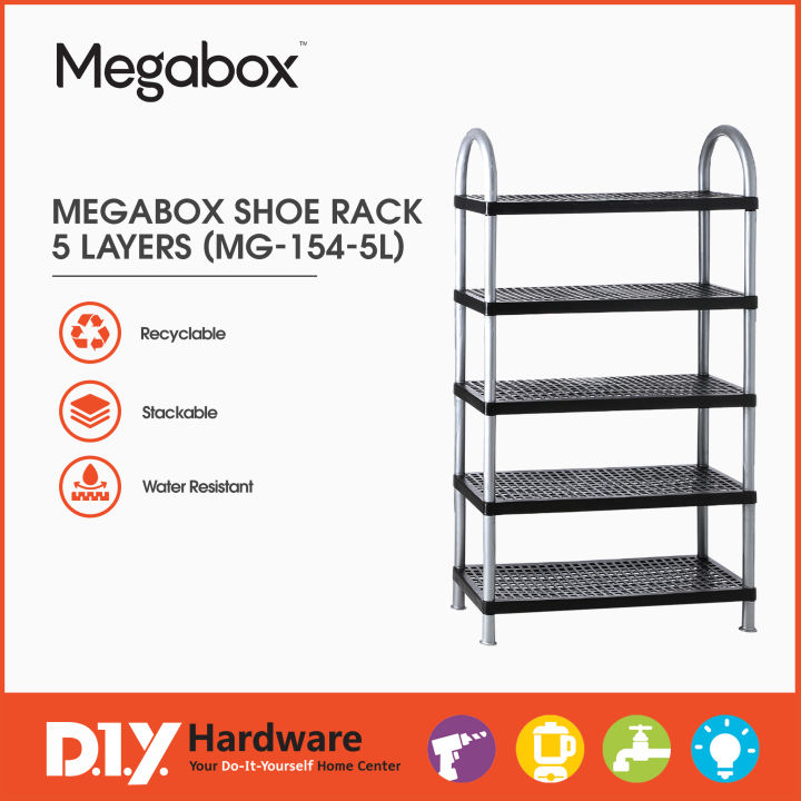 MegaBox Shoe Rack 5 Layers (MG-154-5L) | Lazada PH