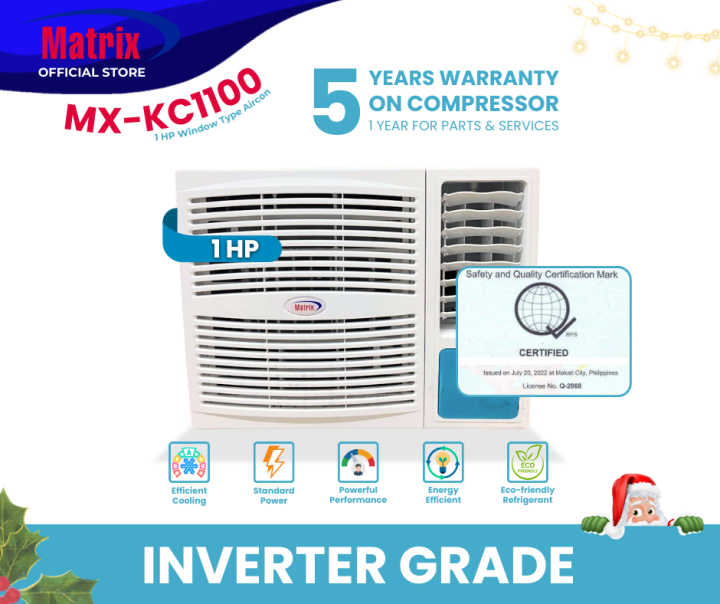 Matrix Aircon Shop - Mx-KC1100 Matrix 1HP Window Type Air Conditioner ...