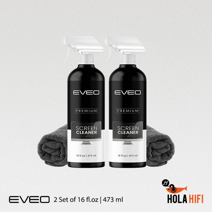 EVEO Screen Cleaner Spray (16 x 2 Pack) [ 473.176 ml ] น้ำยาทำความสะอาด ...