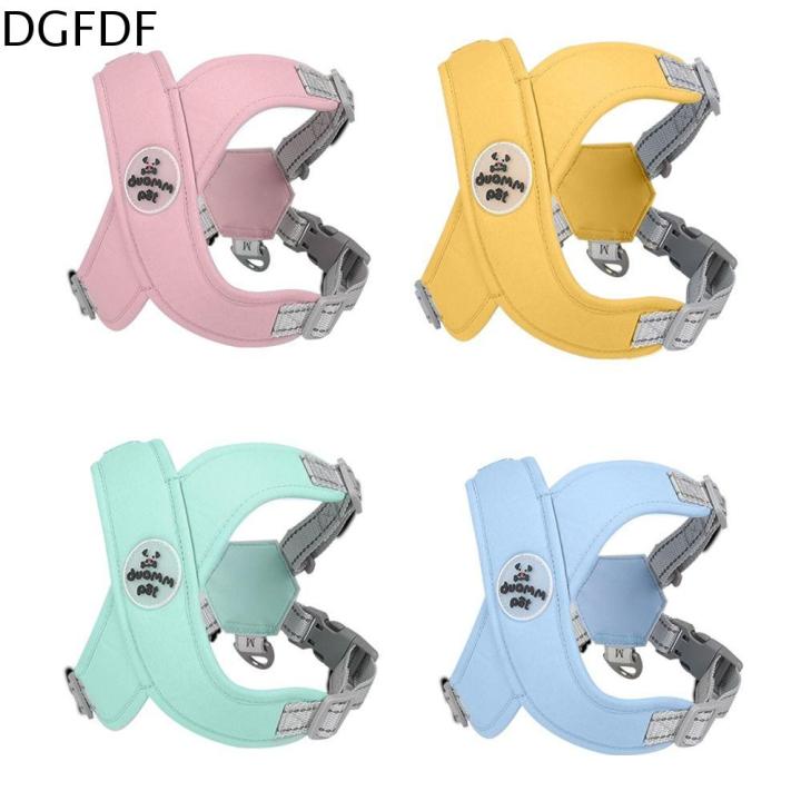 DGFDF รูปตัว X เสื้อกั๊กสายรัดสุนัข สะท้อนแสงสะท้อน นุ่มนุ่มๆ สายรัด ...