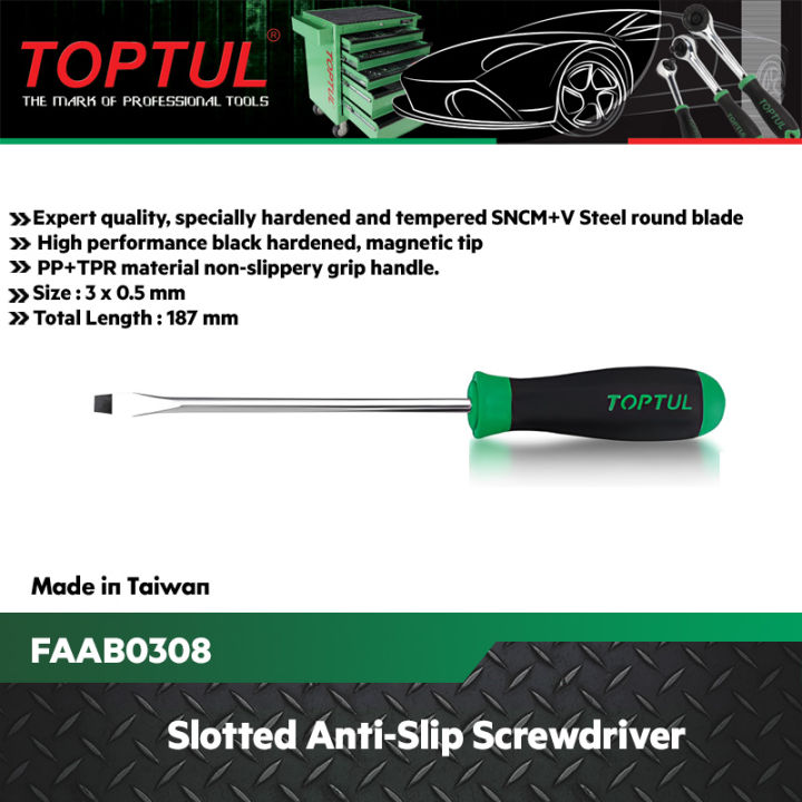 Toptul Slotted Screwdriver | Lazada PH