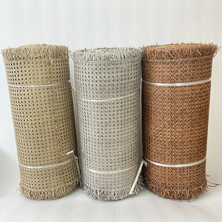 2024 New Colors Indonesian Plastic Rattan Cane Webbing Roll Wicker ...