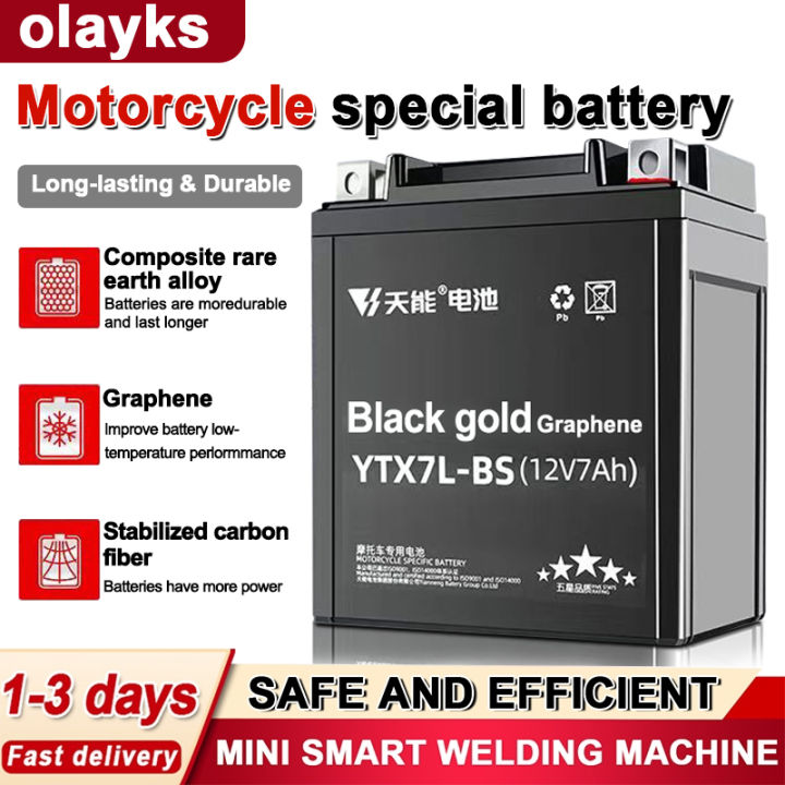 Motorcycle Battery 100% Original Battery ALL SIZE 2.5L/3L/4L/5L/6.5L/7L ...
