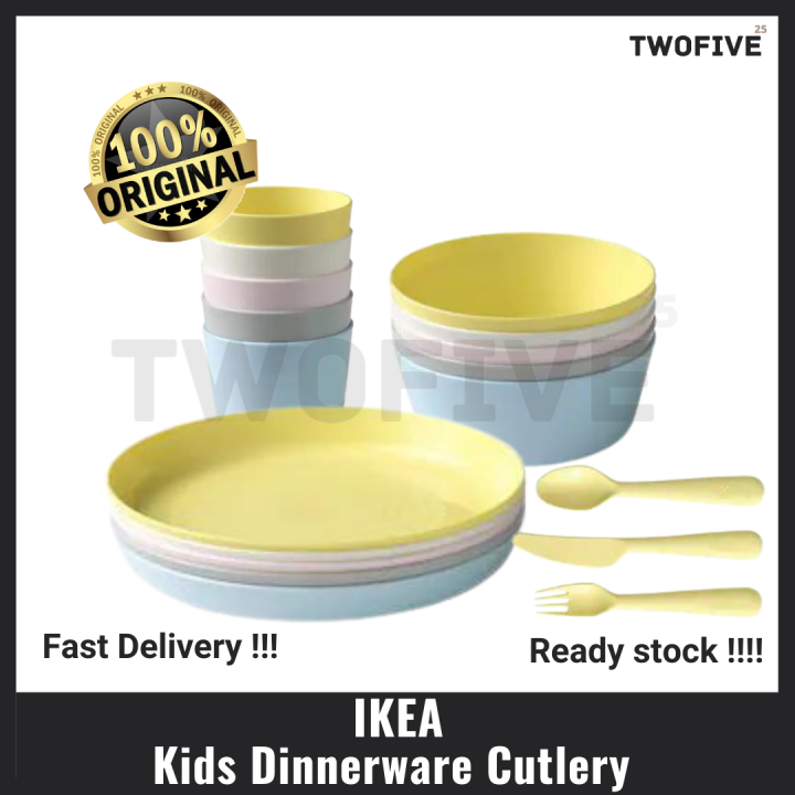 IKEA Kids Dinnerware Cutlery | Bowls Cups Plates Spoon Fork | Lazada