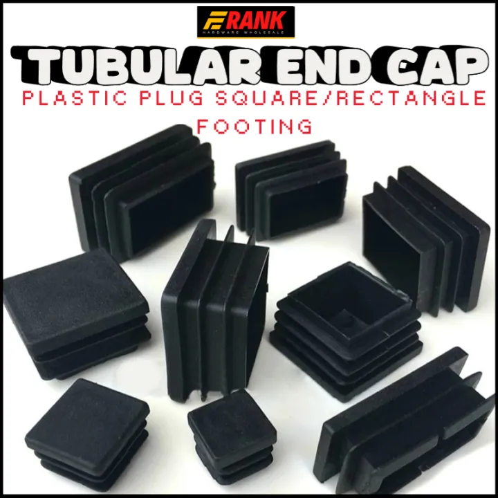 Plastic Tubular End Caps Square and Rectangular Insert Plug Type Chair ...