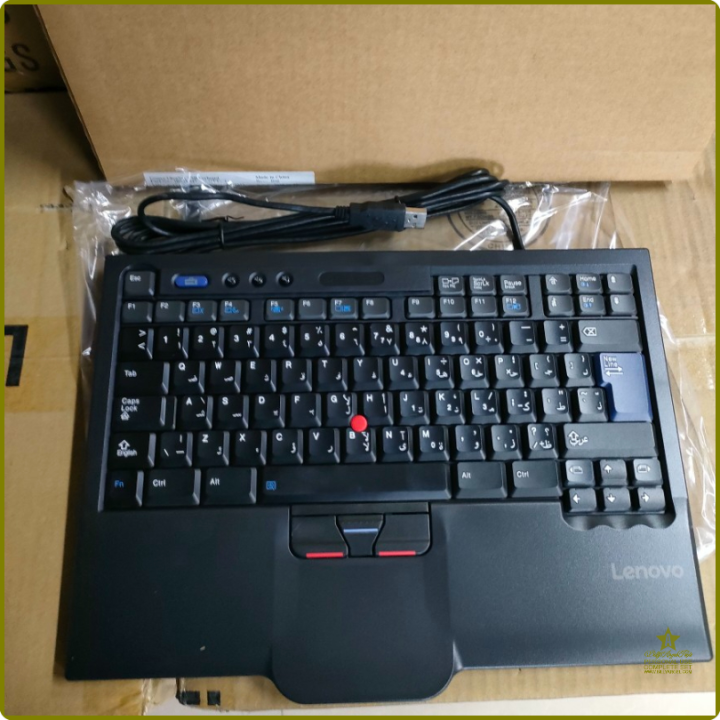 Uanwe คีย์บอร์ดสองภาษา Lenovo Thinkpad,ภาษาอังกฤษอารบิกเซิร์ฟเวอร์แป้นพิมพ์ USB SK-8845cr แป้น ...