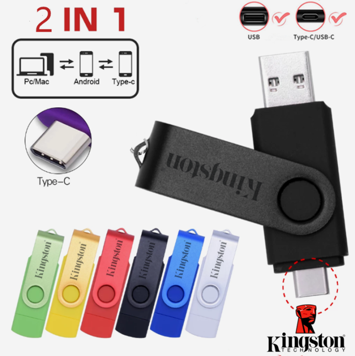 Kingston OTG USB Flash Drive Type-C Pen Drive 512GB 1TB 2TB Memory OTG ...