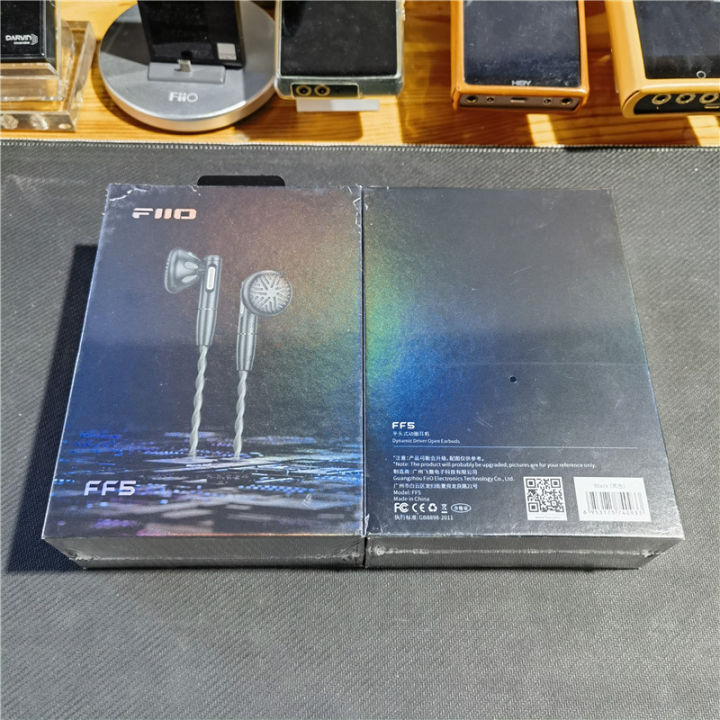 FiiO FF5 Carbon-based Dynamic Driver Earbuds Alumium Shell with 3.5mm/4 ...