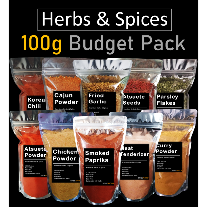 Herbs and Spices small packs (100g) | Lazada PH