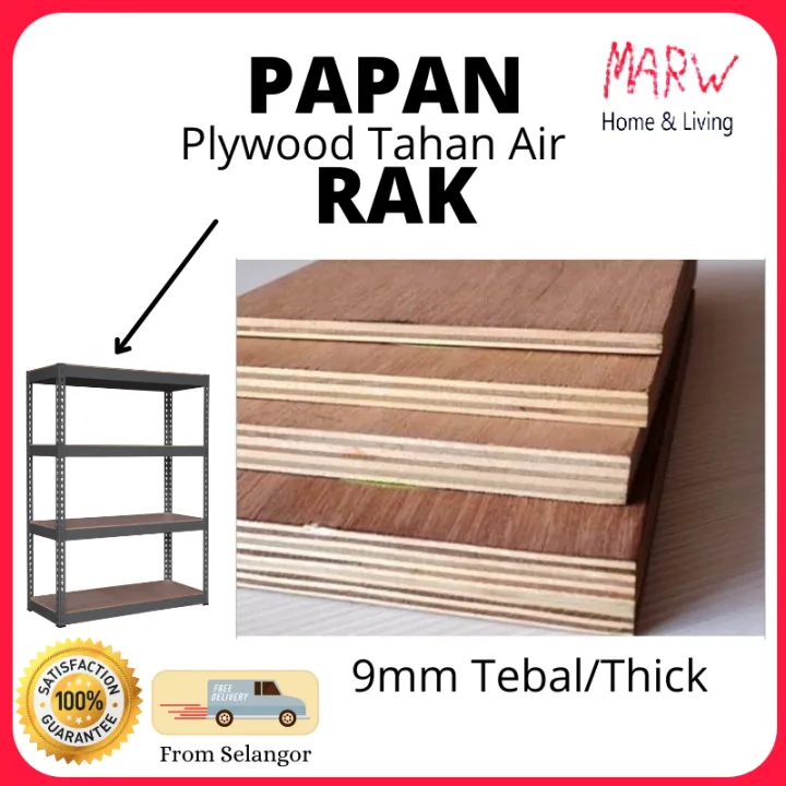 Papan Rak 9mm Tebal Waterproof Rack Board Boltless Rack Board Papan ...