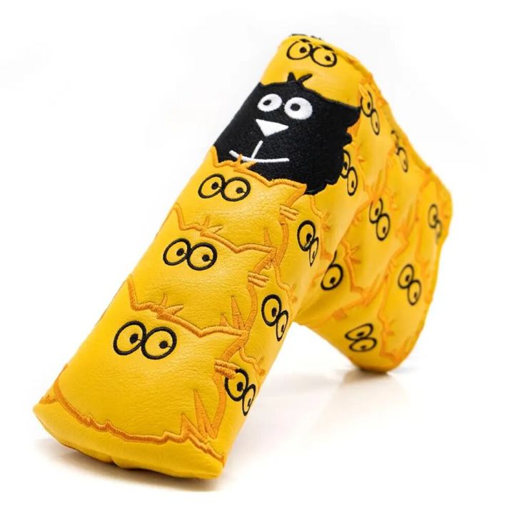 Golf Putter Head Cover Golf Club Head Covers for Putter PU Leather ...
