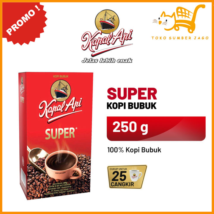 KAPAL API Super - Bubuk Kopi 250gr | Lazada Indonesia