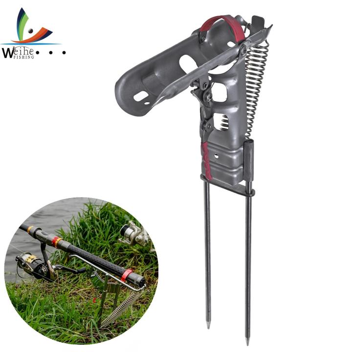Weihe Stainless Steel Adjustable Spring Fishing Rod Holders for Shores ...