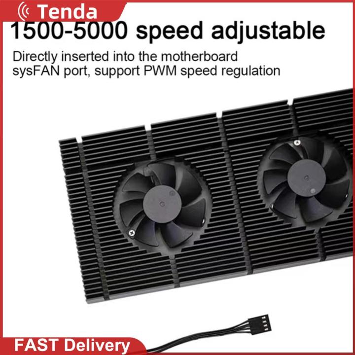 GPU Backplane Radiator Video Memory VRAM Radiator Panel Cooling ...