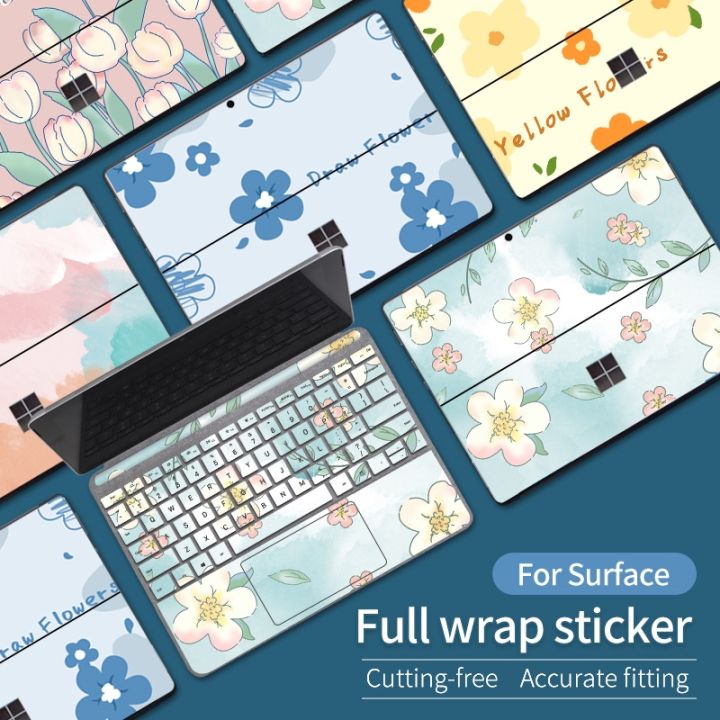 Color Printing Pattern Sticker For Microsoft Surface Pro 7/6/5/4/3 9/8X ...