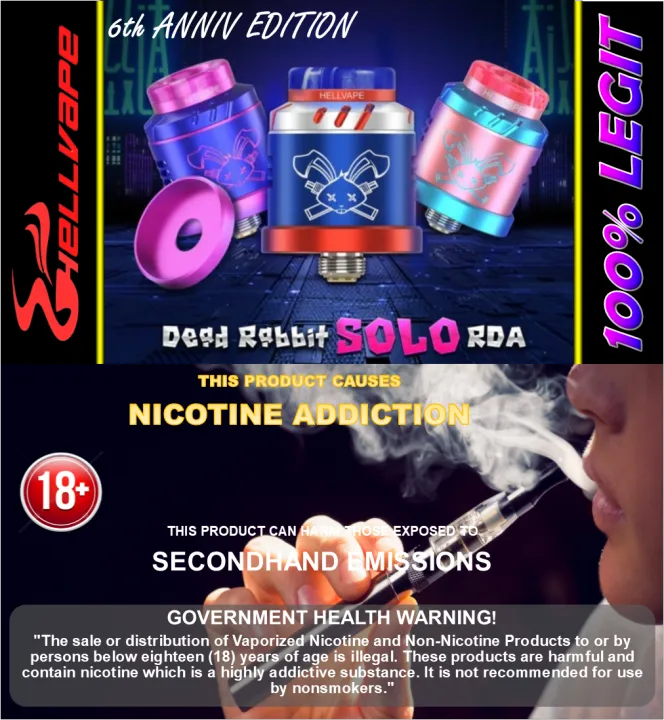 Hellvape Dead Rabbit Solo RDA (6th Anniv Edition) | Lazada PH