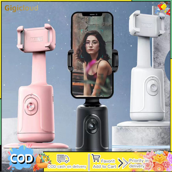 Auto Face Tracking Holder AI Automatic Tracking Gimbal Stabilizer 360 ...