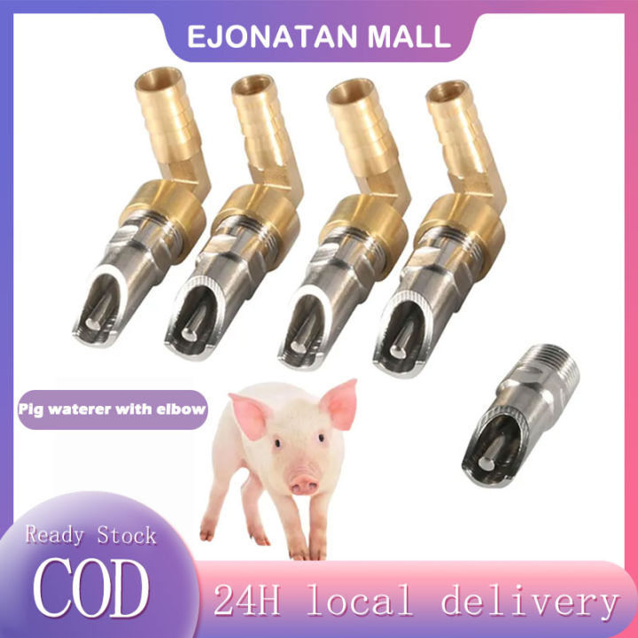 1 Set Piglet Water Tsui 1/2 Inch Pig Automatic Waterer Drinker Nipple ...