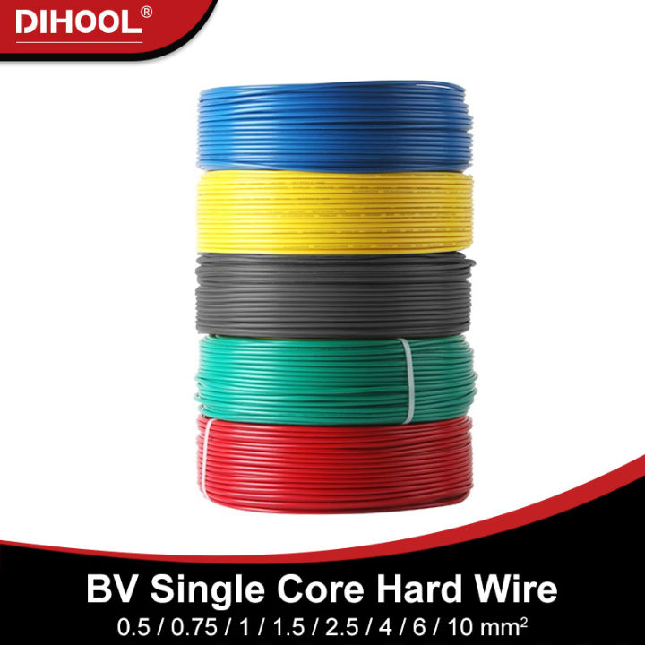 【Customizable】 Bv Hard Wire Single Core 20/19/18/16/14/12/10/8 Awg ...