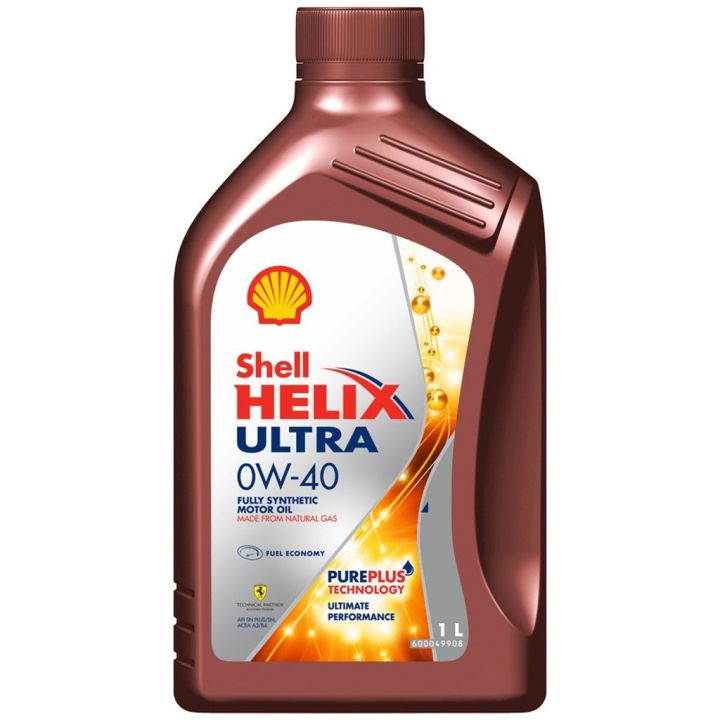 Shell Helix Ultra 0W-40 1Liter - Fully Synthetic Gasoline Engine Oil ...