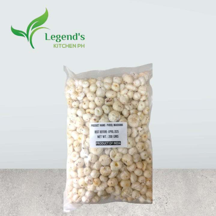 Phool Makhana Superpops Lotus Seeds| Fox Nuts form India (200g) | Lazada PH