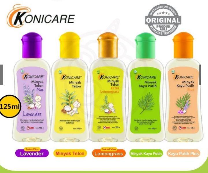 Konicare Minyak Telon | Minyak Kayu Putih - 125mL Besar | Lazada Indonesia