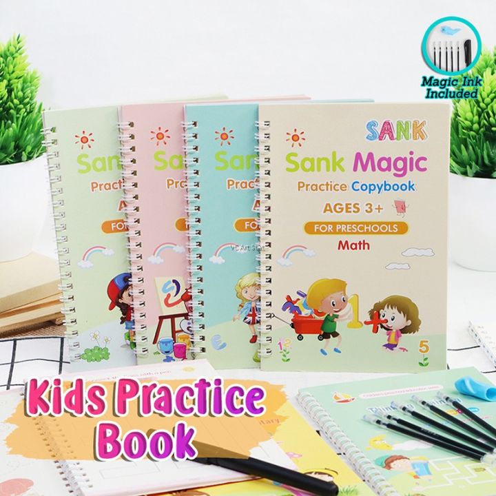 4 in1 Sank Magic Practice Magic Calligraphy Handwriting Reusable ... 4 in1 Sank Magic Practice Magic Calligraphy Handwriting Reusable ...