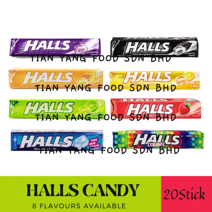 HALLS CANDY/GULA-GULA HALLS/MONDELEZ/PEMBORONG GULA/ PEMBORONG TIAN ...