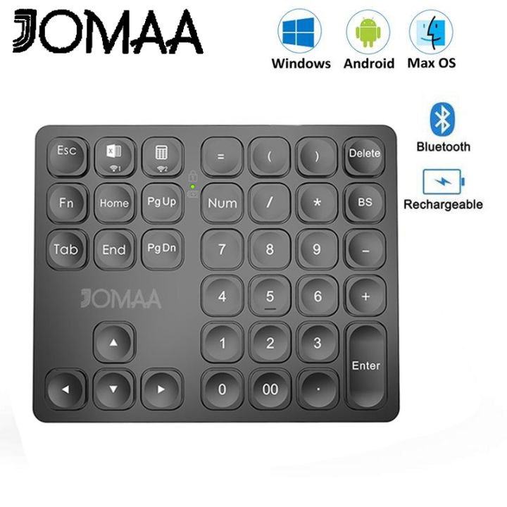SeenDa Bluetooth Numeric Keypad Wireless Rechargeable 36 Keys Digital ... SeenDa Bluetooth Numeric Keypad Wireless Rechargeable 36 Keys Digital ...