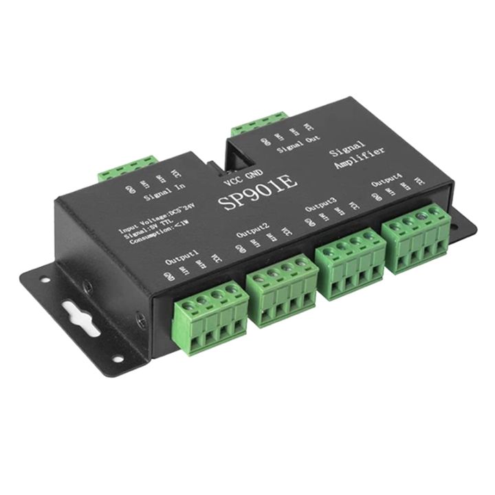(AZUV) 5X SP901E LED Pixel SPI Signal Amplifier Repeater Addressable ...