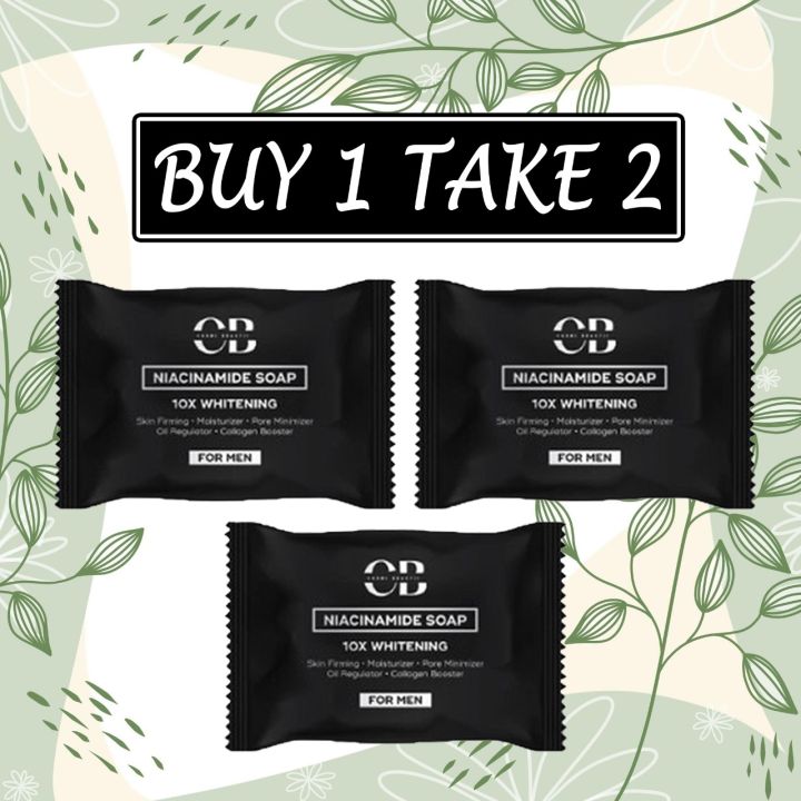 CICI MART BUY 1 TAKE 2 CB NIACINAMIDE SOAP FOR MEN 10X WHITENING SOAP ...