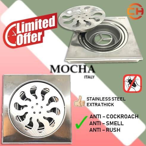Stainless Steel Floor Grating Anti Odor & Cockroach Filter Floor Drain ...