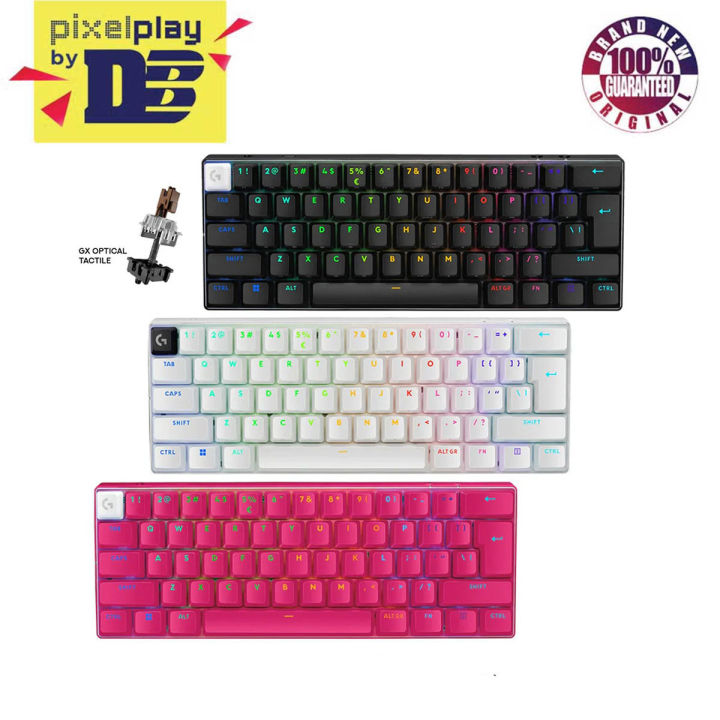 Logitech Pro X 60 Lightspeed Wireless Gaming Keyboard (GX Optical ...