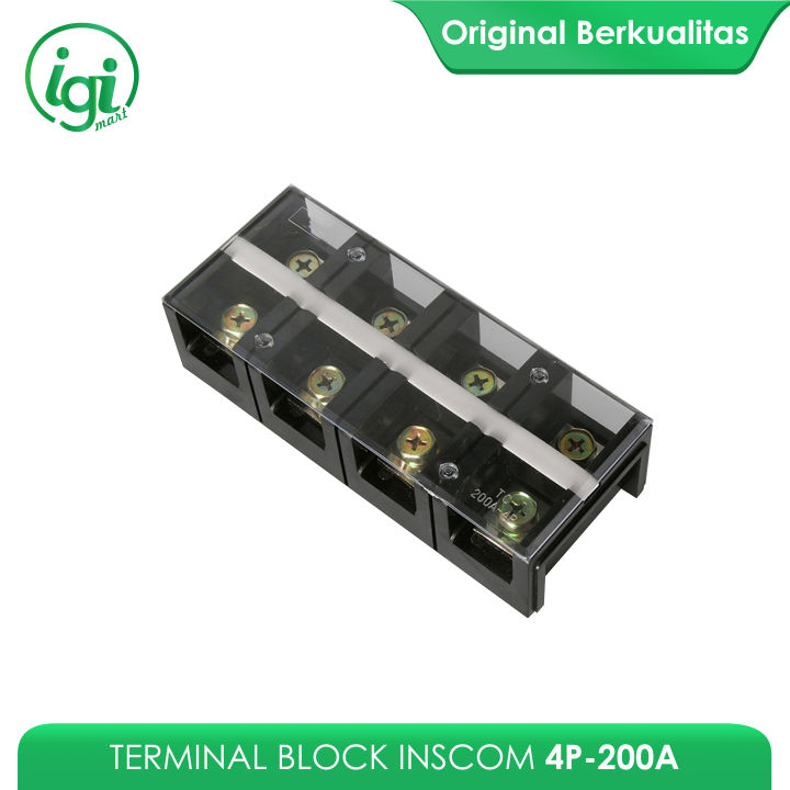 TERMINAL BLOK 4 POLE 200A / TERMINAL BLOCK TB-20004 TB SERIES | Lazada Indonesia