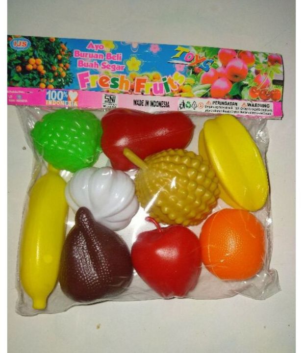 Mainan Anak Buah Buahan Plastik Mainan Sayur Plastik,Mainan Edukasi ...
