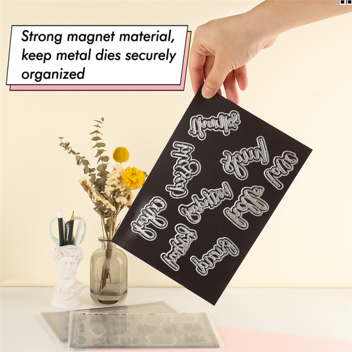A4 Magnet Sheets Black Magnetic Mats for Refrigerator Photo Picture ...