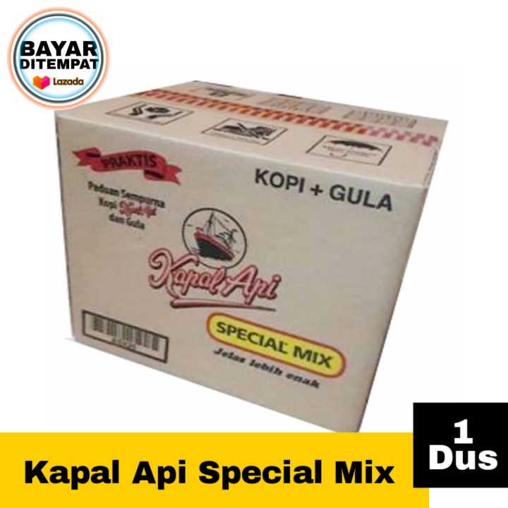 (1) DUS KOPI KAPAL API SPECIAL MIX 12 RENCENG | Lazada Indonesia