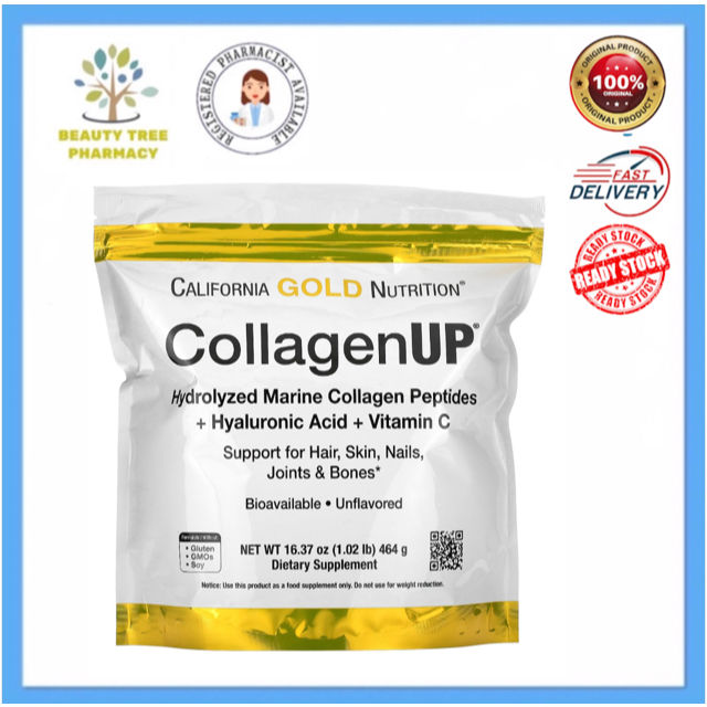 California Gold Nutrition CollagenUP Collagen Up (Marine Hydrolyzed ...