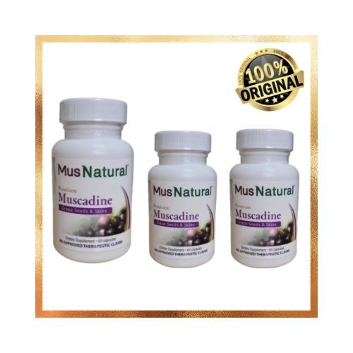 Premium Muscadine Grape Seeds & Skins (60 Capsules) MusNatural ...