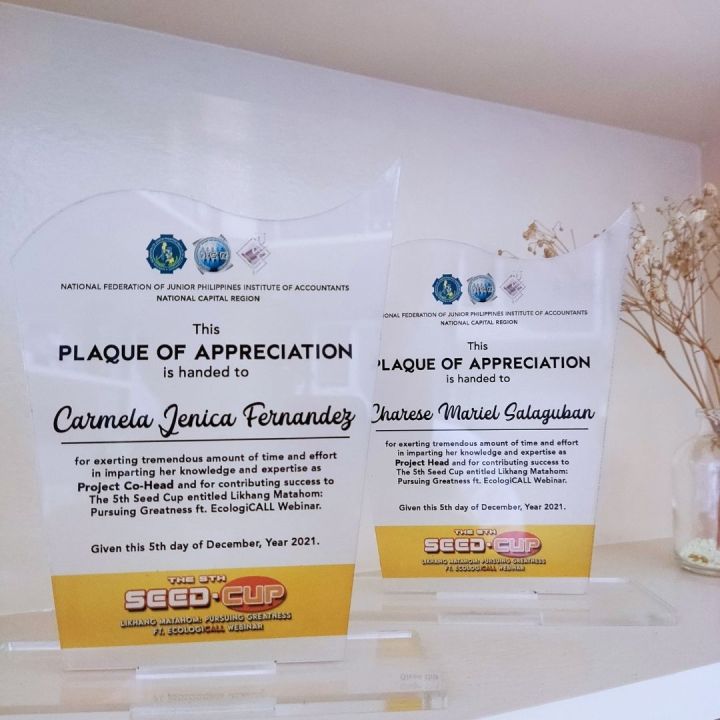 Acrylic Customized Plaque | Lazada PH