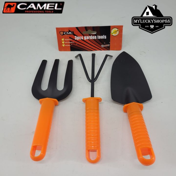 Camel Garden Tools Set 3 Pcs Alat Kebun Taman Pacul Garut Sekop Tool | Lazada Indonesia