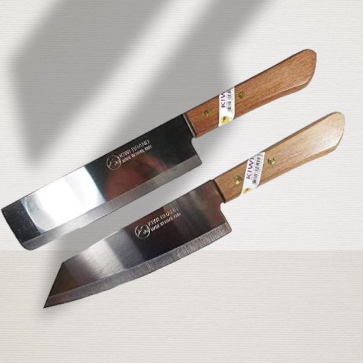 Kiwi Knife , Slicing Knife , Kitchen Knife , wooden handle , oblique ...