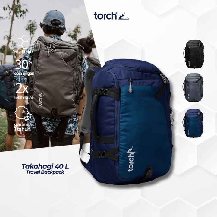 TORCH Travel Backpack - Tas Ransel Takahagi 40 Liter | Lazada Indonesia