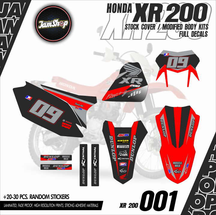 XR 200 Honda Decals Customized Body Kit / Stock Cover | Lazada PH