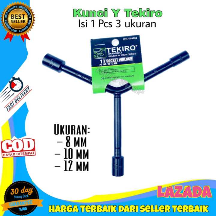 KUNCI Y TEKIRO - TYPE SOCKET 08 - 10 - 12 MM | Lazada Indonesia KUNCI Y TEKIRO - TYPE SOCKET 08 - 10 - 12 MM | Lazada Indonesia