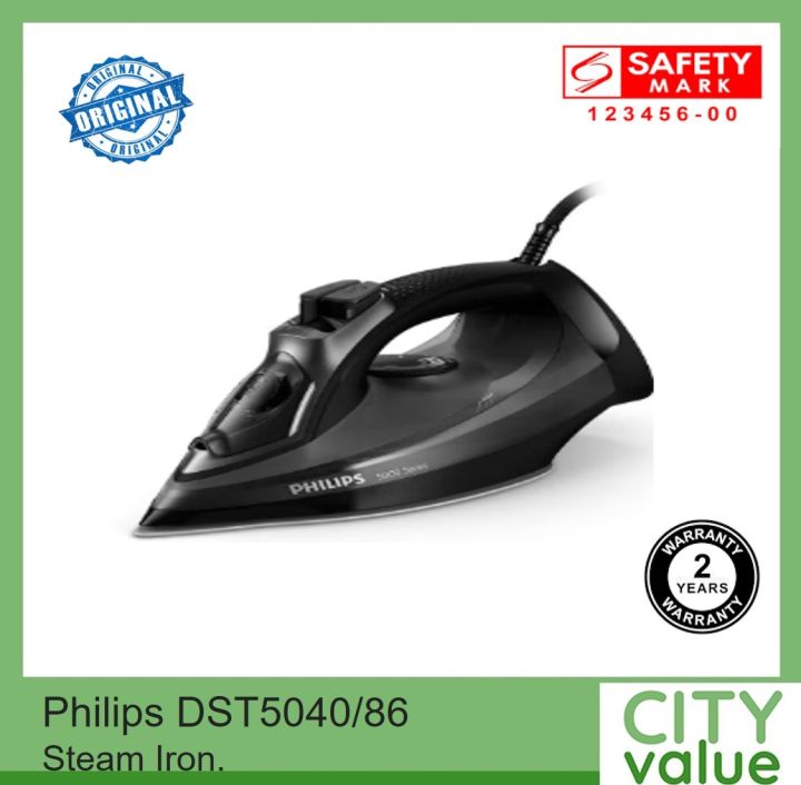 Philips DST5040 Steam Iron. 2600W Power. 45g/min Continuous Steam ...