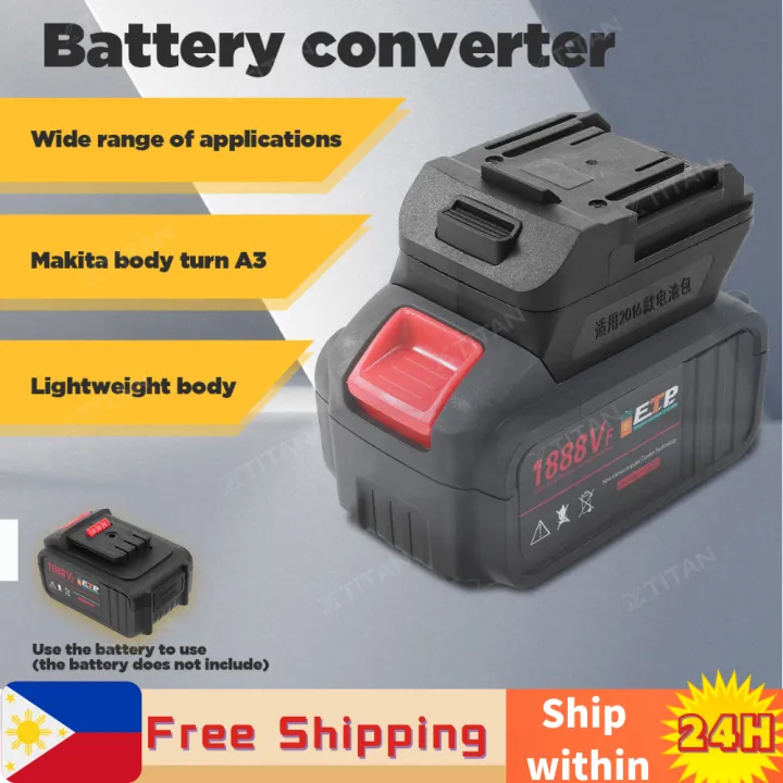 Battery Adapter Cable Connection Converter Battery Converter for Makita ...